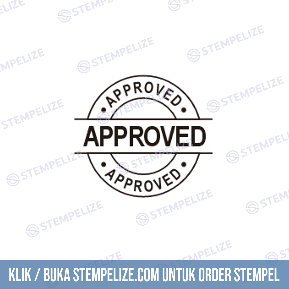 Contoh Stempel Approved