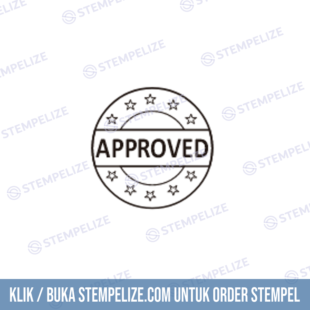 Contoh Stempel Approved