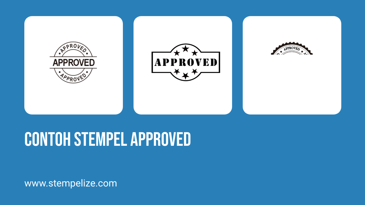Contoh Stempel Approved