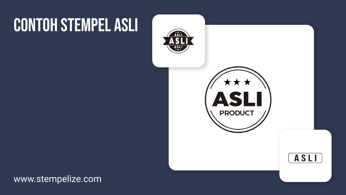 Contoh Stempel Asli