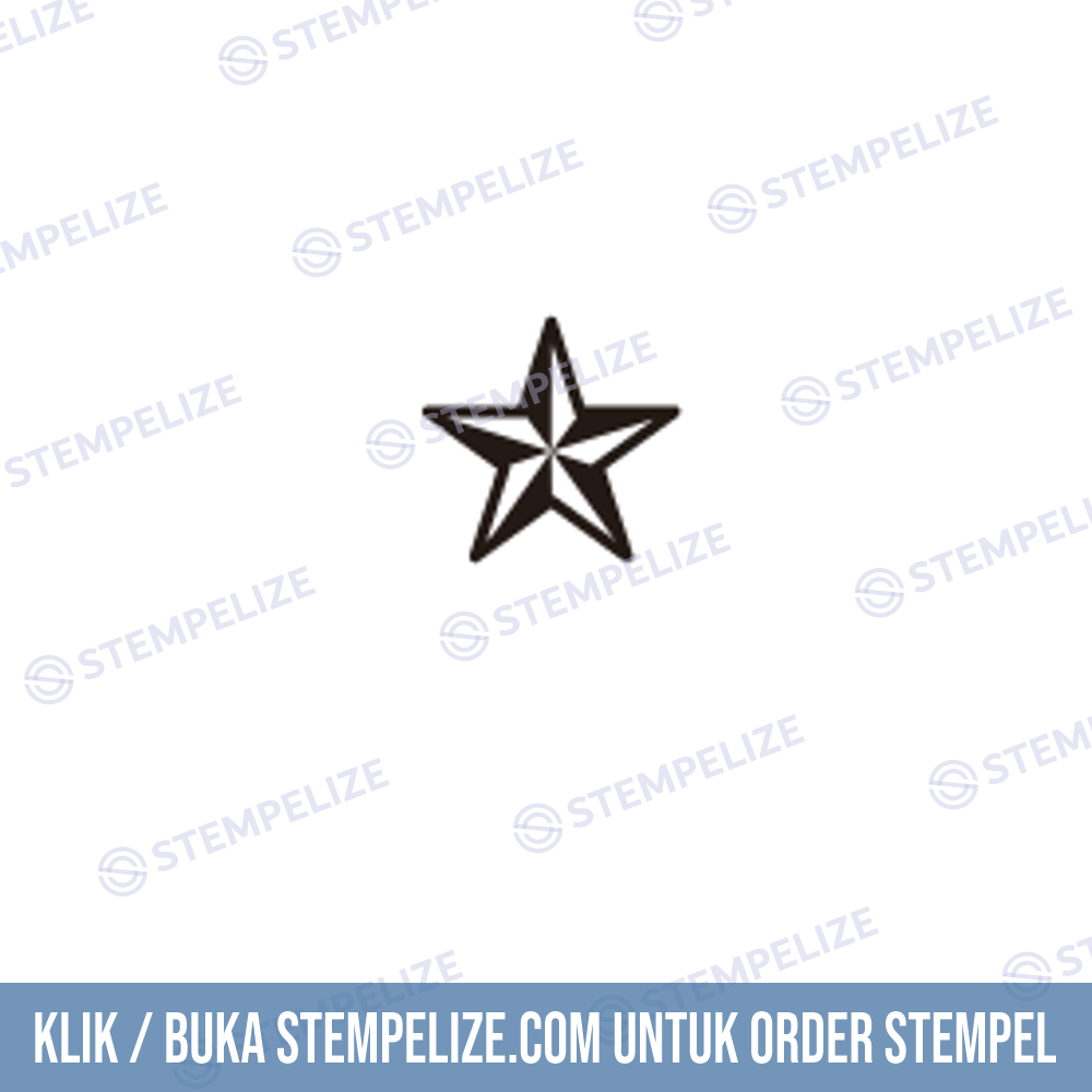 Contoh Stempel Bintang