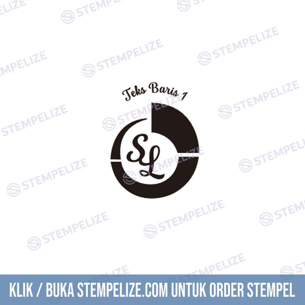 Contoh Stempel Bulat