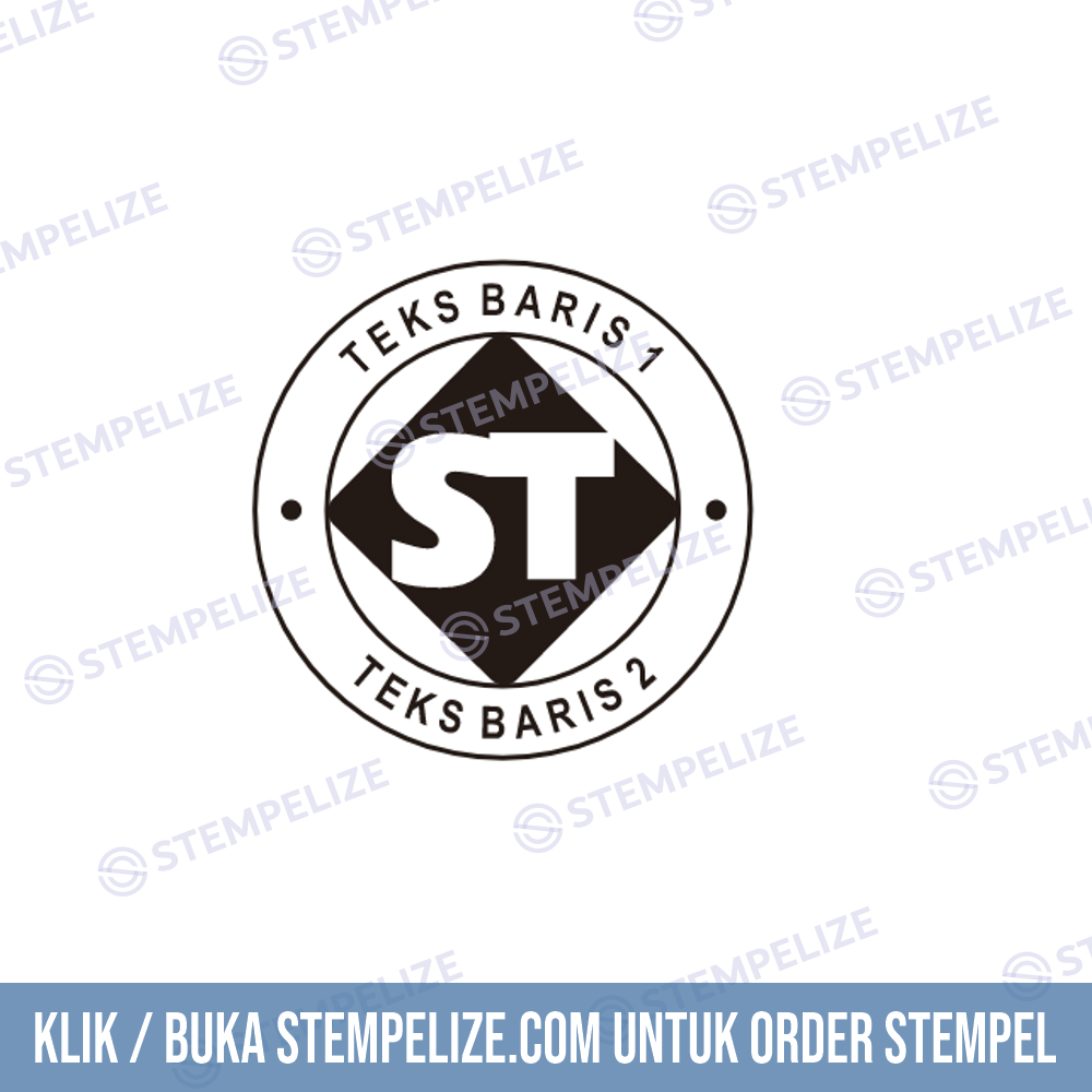 Contoh Stempel Bulat