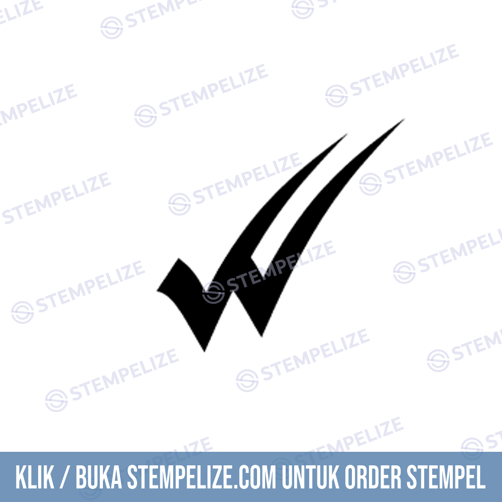 Contoh Stempel Ceklis