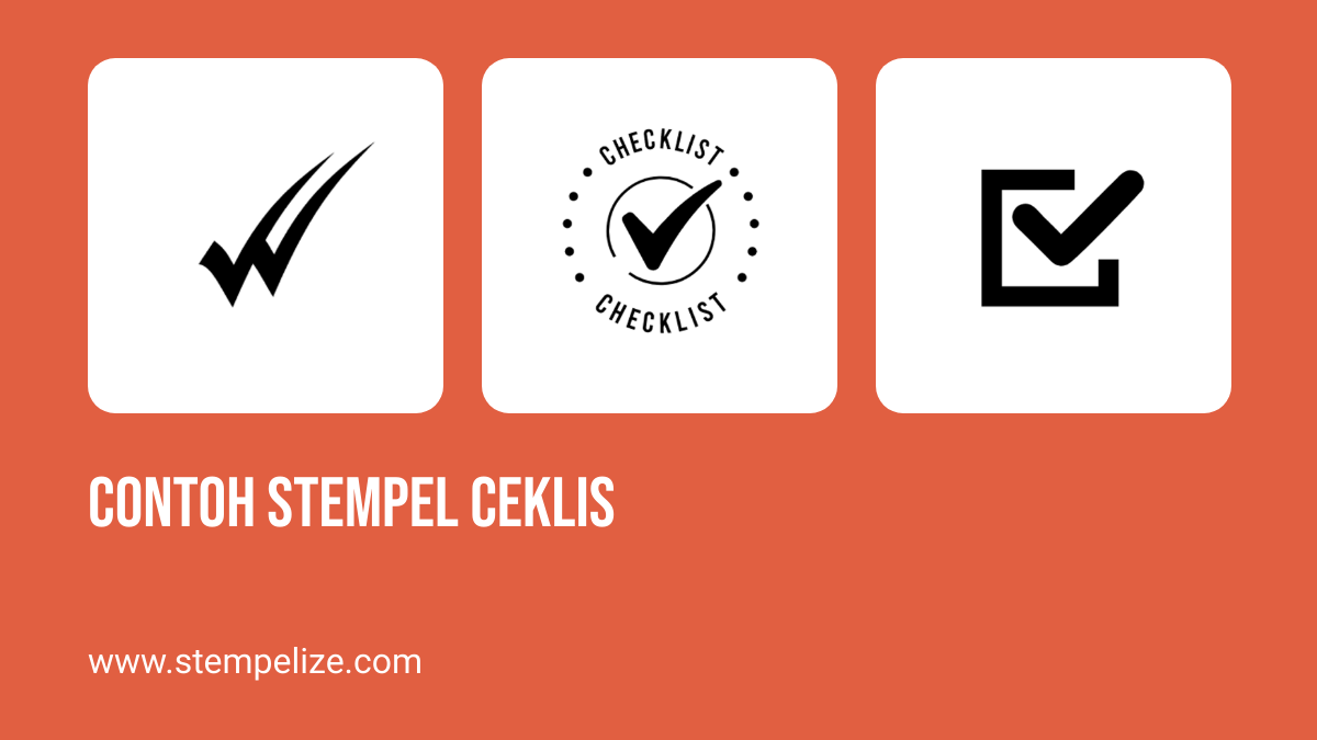 Contoh Stempel Ceklis