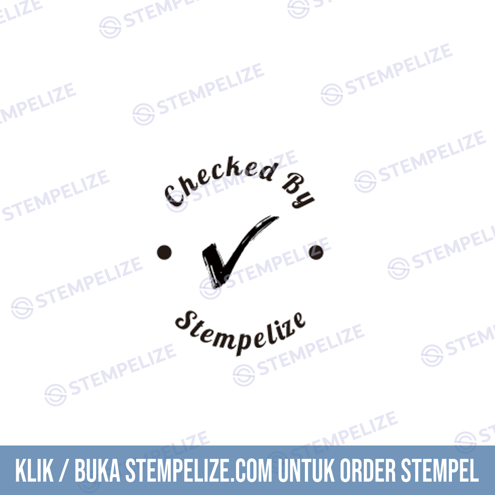 Contoh Stempel Check