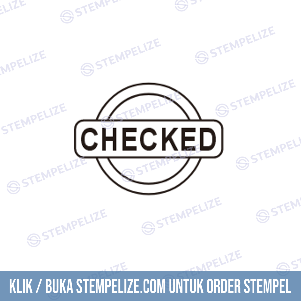 Contoh Stempel Checked