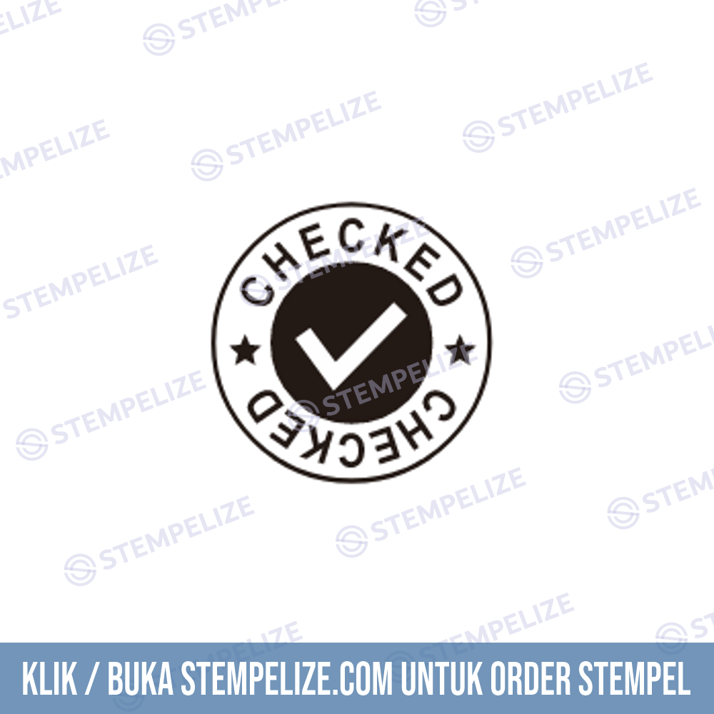 Contoh Stempel Checked
