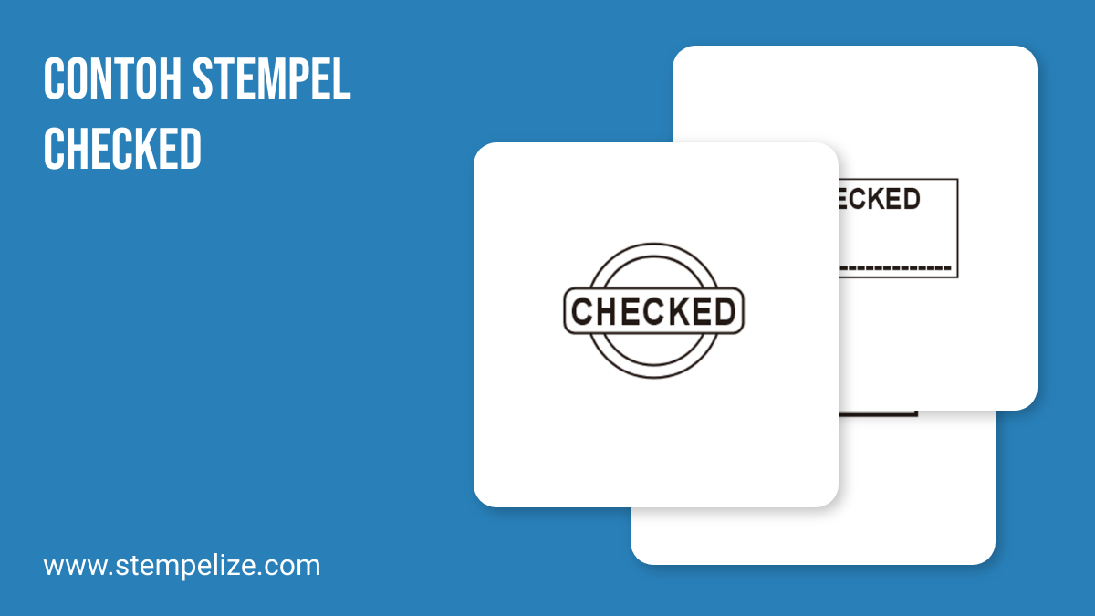 Contoh Stempel Checked