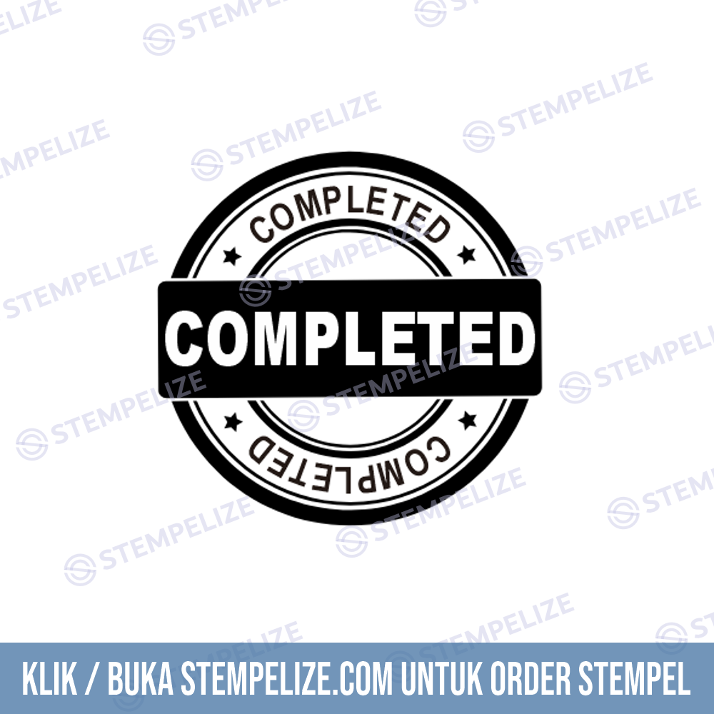 Contoh Stempel Completed