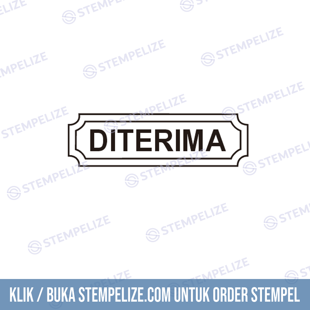 Contoh Stempel Diterima