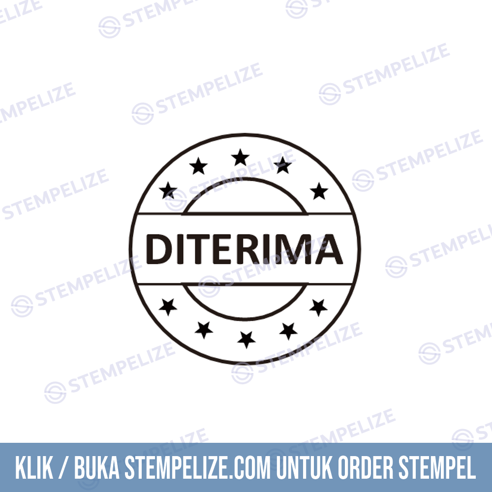 Contoh Stempel Diterima