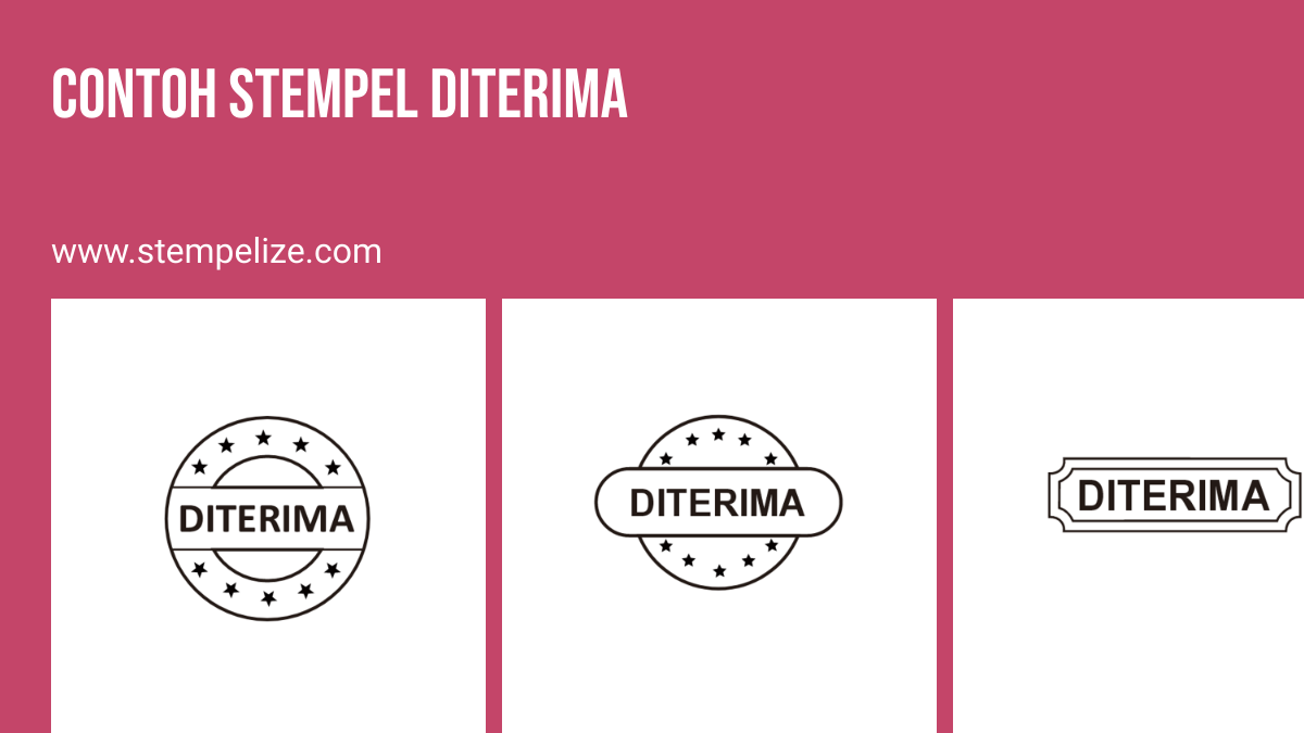 Contoh Stempel Diterima