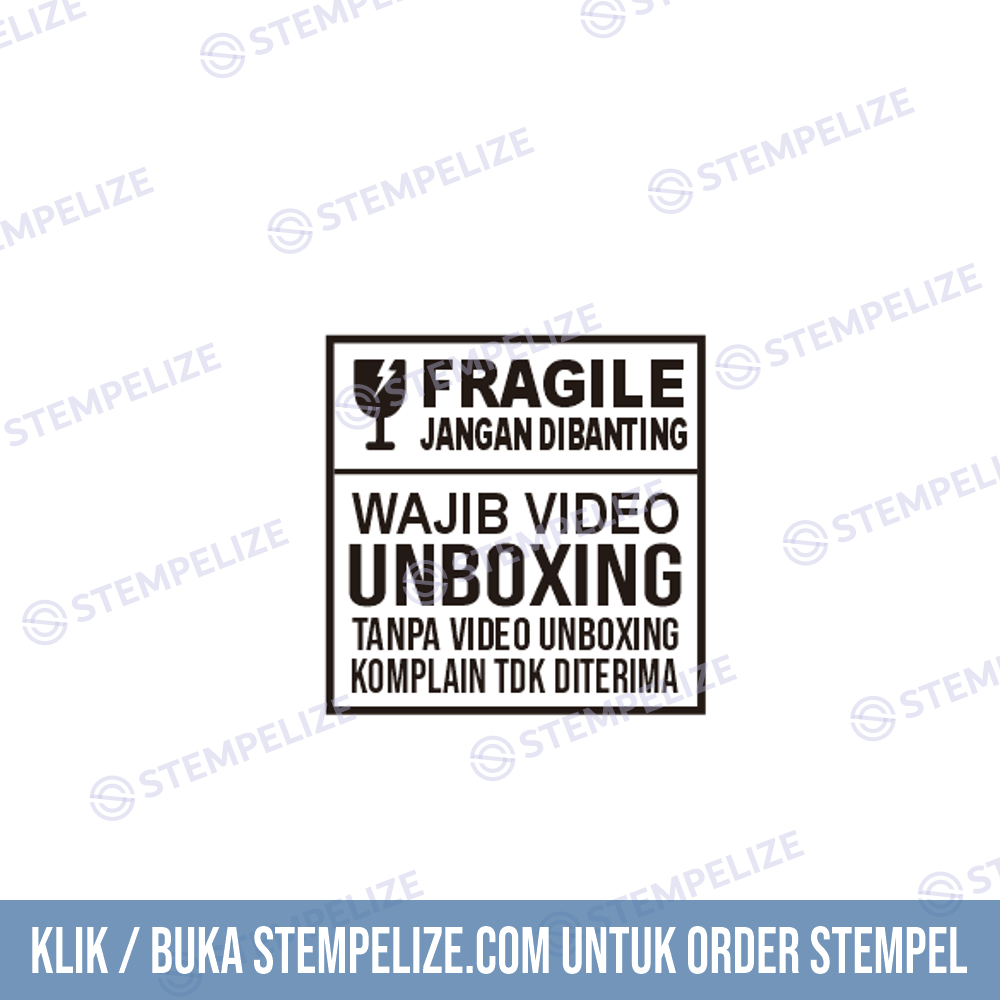Contoh Stempel Fragile