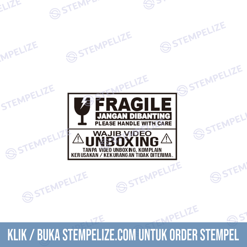 Contoh Stempel Fragile