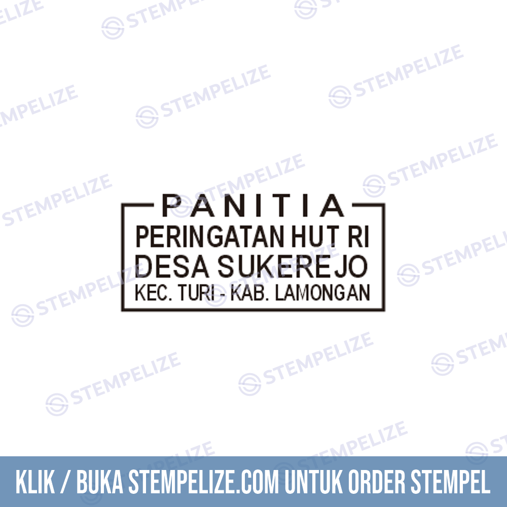 Stempel HUT RI / Panitia HUT RI