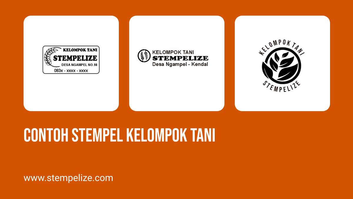 Contoh Stempel Kelompok Tani