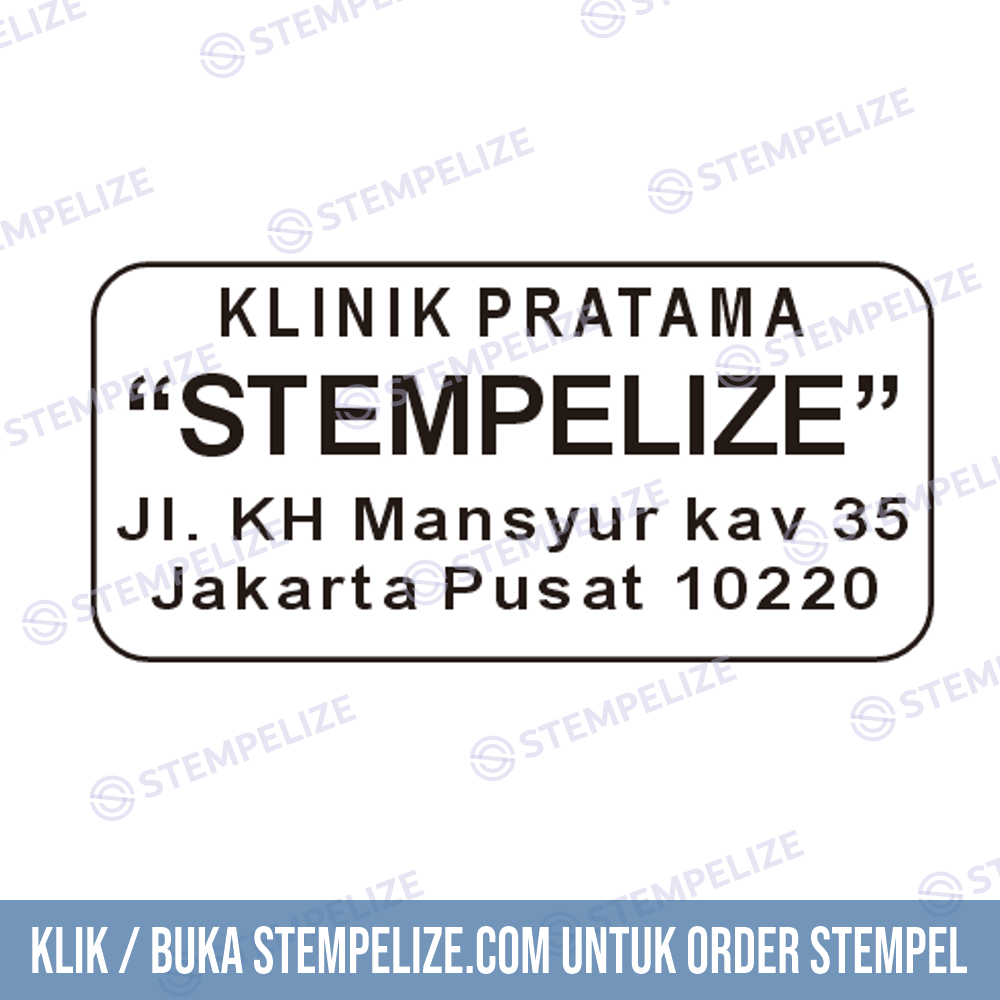 Contoh Stempel Klinik