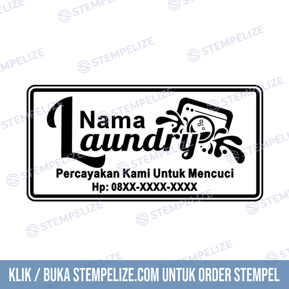 Contoh Stempel Laundry