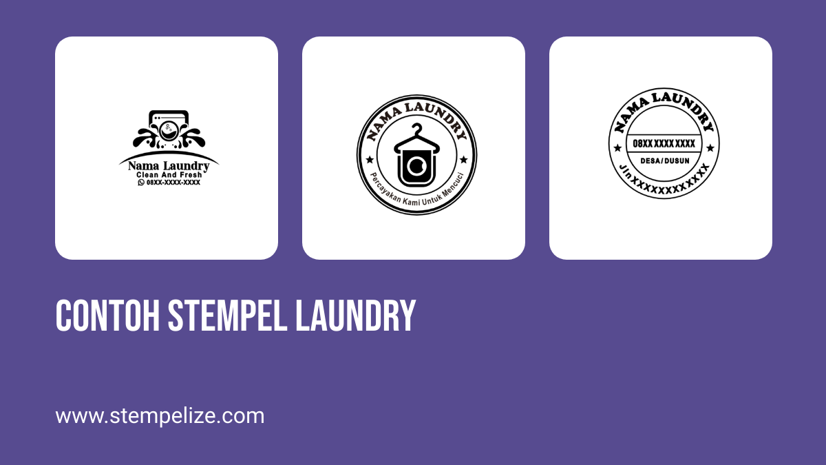 Contoh Stempel Laundry