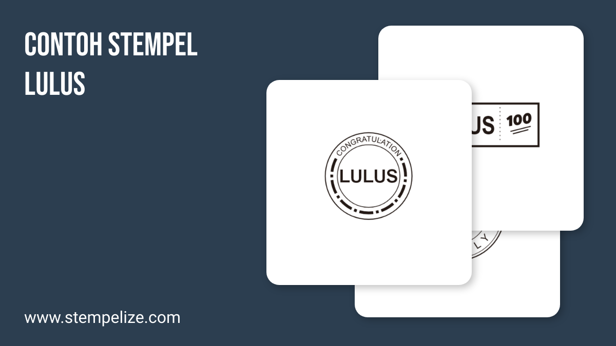 Contoh Stempel Lulus
