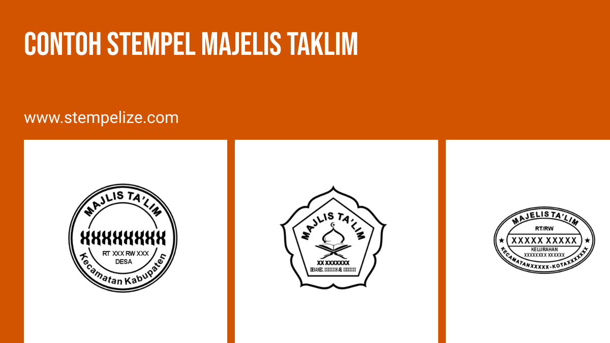 Contoh Stempel Majelis Taklim