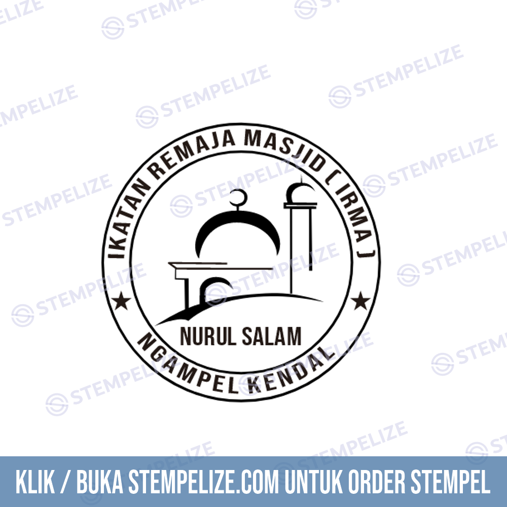 Contoh Stempel Masjid / Musholla / DKM / Takmir / PHBI / Remaja Masjid