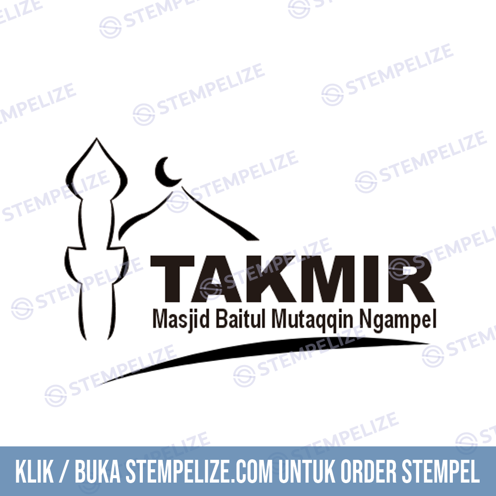 Contoh Stempel Masjid / Musholla / DKM / Takmir / PHBI / Remaja Masjid
