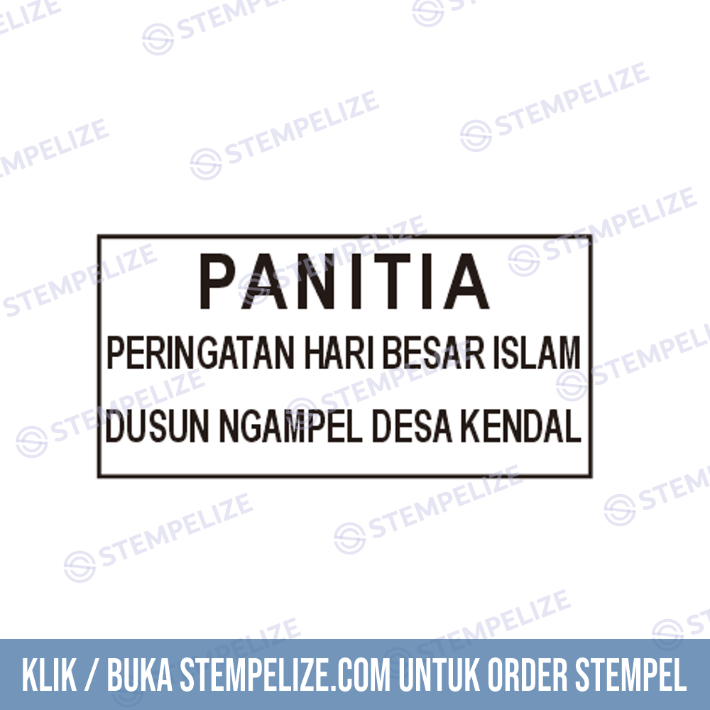 Contoh Stempel Masjid / Musholla / DKM / Takmir / PHBI / Remaja Masjid