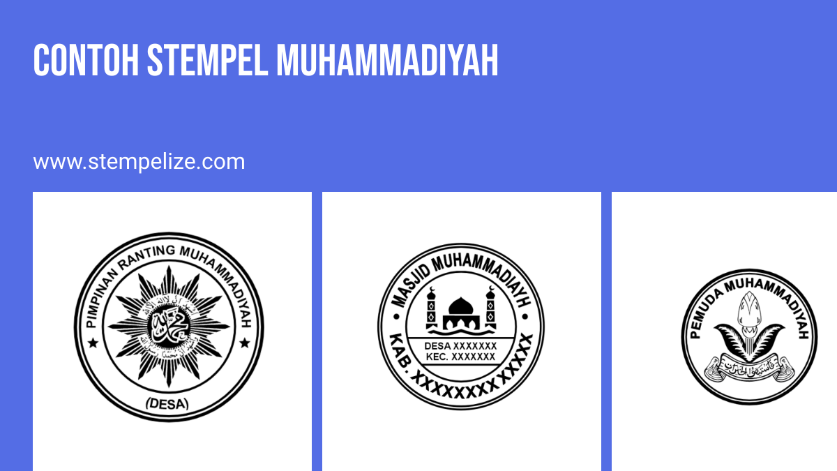 Contoh Stempel Muhammadiyah