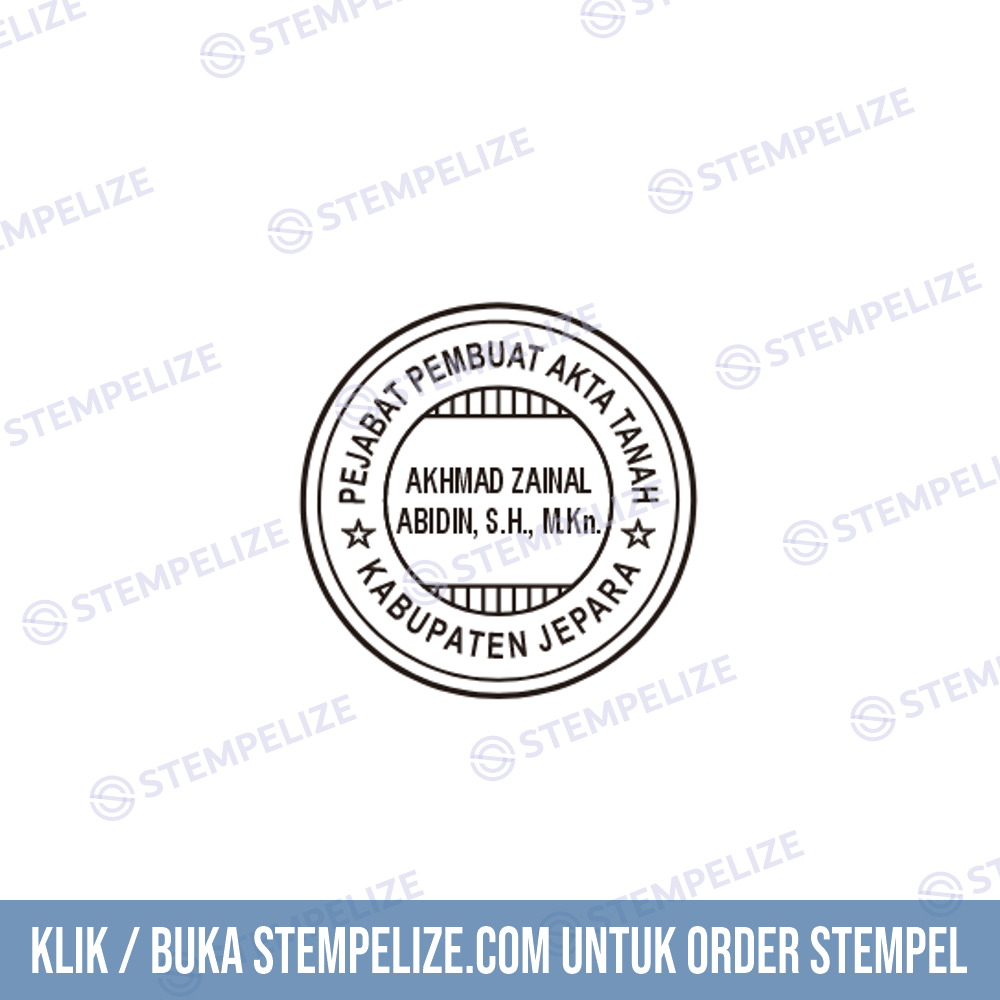 Stempel Notaris dan PPAT Lengkap