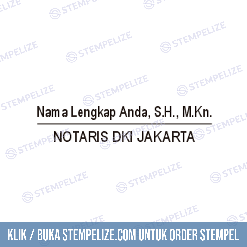 Stempel Notaris dan PPAT Lengkap