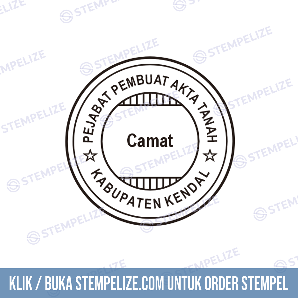 Stempel Notaris dan PPAT Lengkap