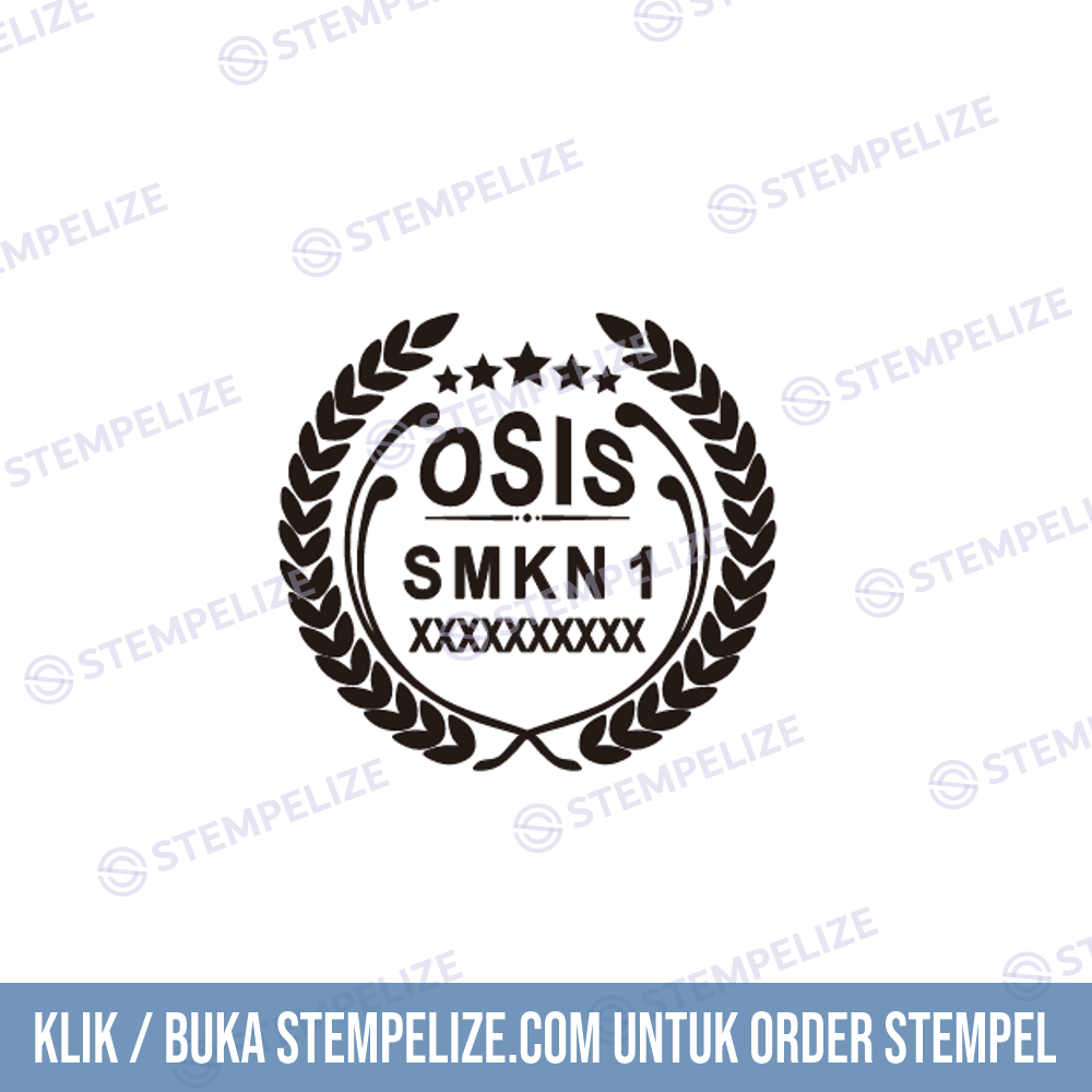 Contoh Stempel OSIS SMA dan MTS