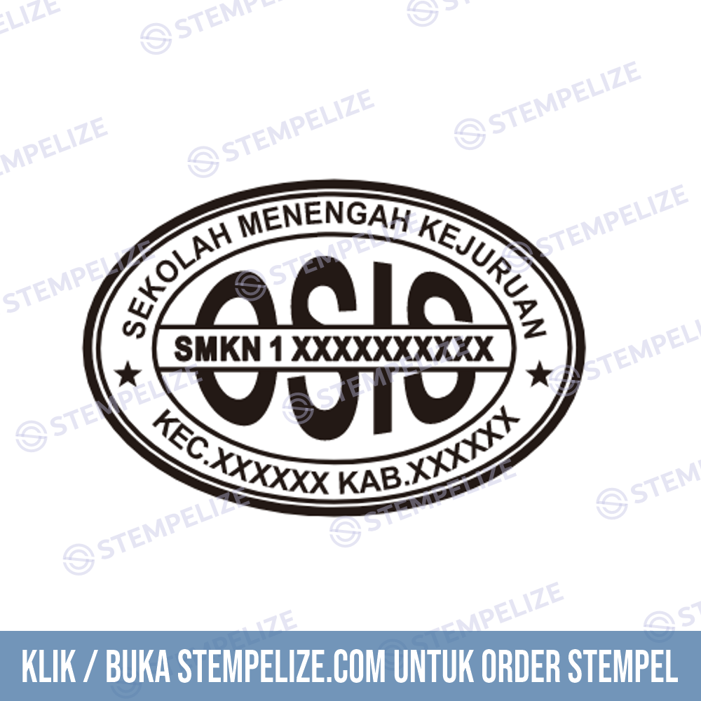 Contoh Stempel OSIS SMA dan MTS