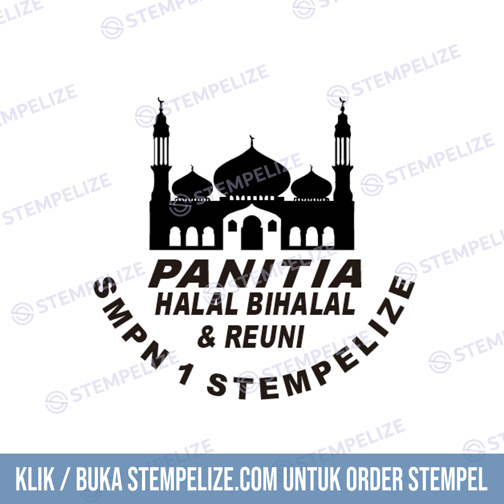 Contoh Stempel Panitia Halal Bihalal