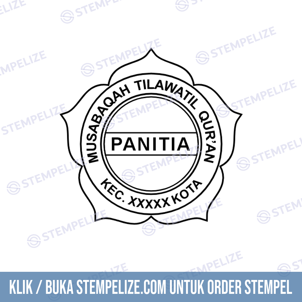Contoh Stempel Panitia MTQ