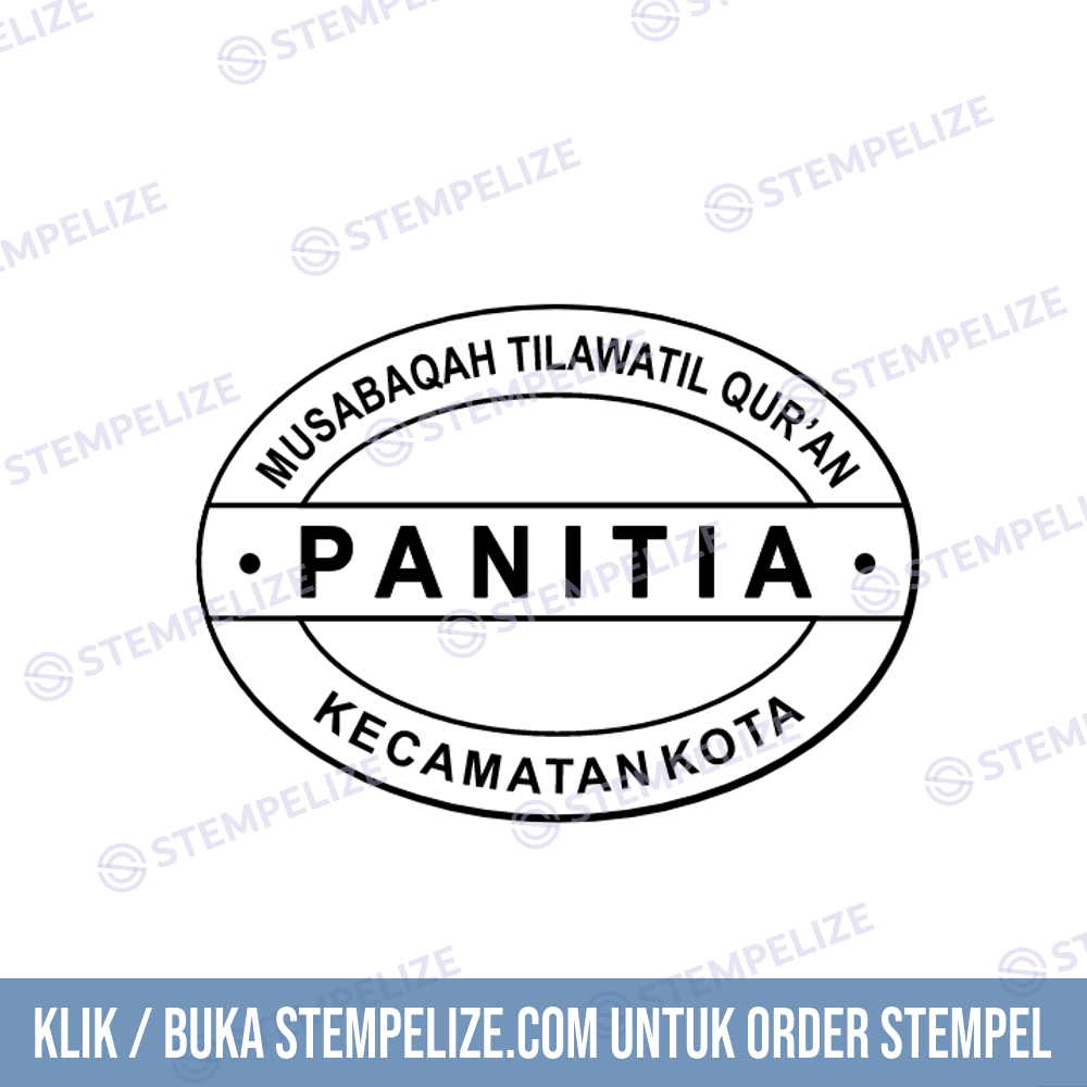 Contoh Stempel Panitia MTQ