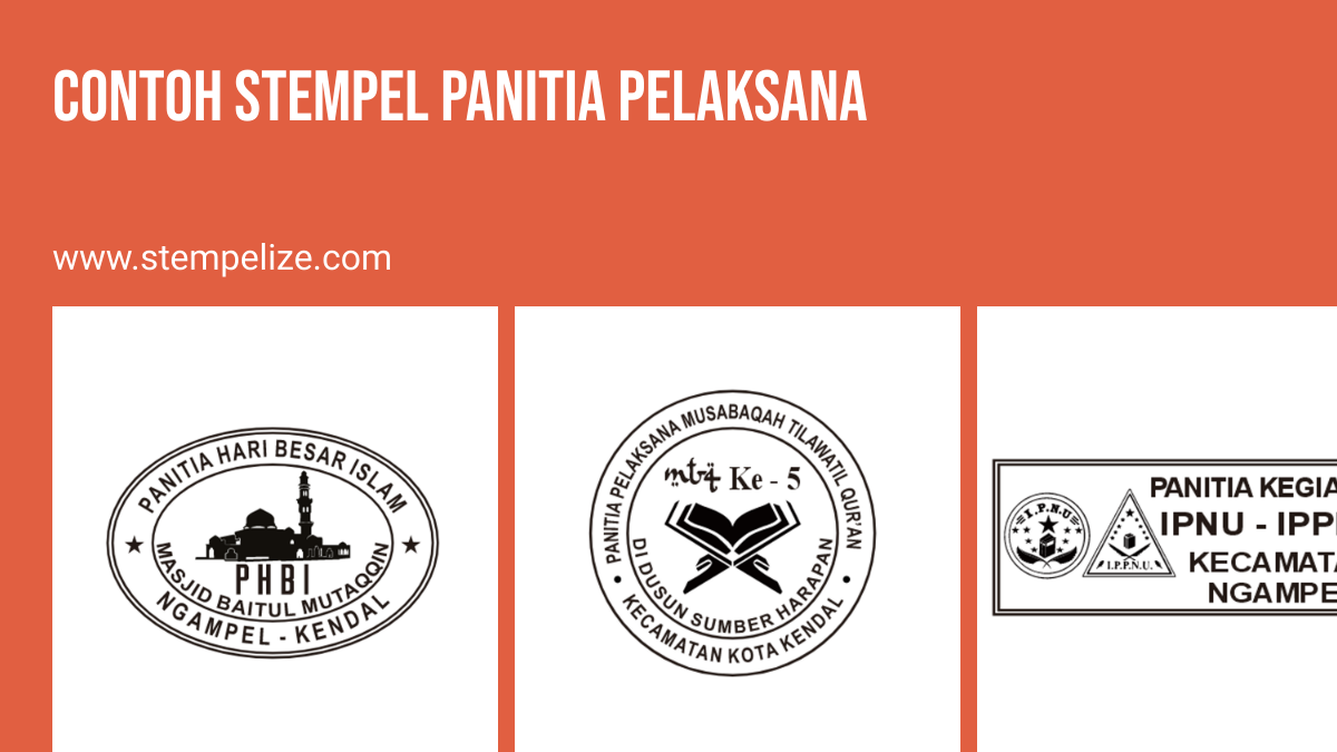 Contoh Stempel Panitia Pelaksana