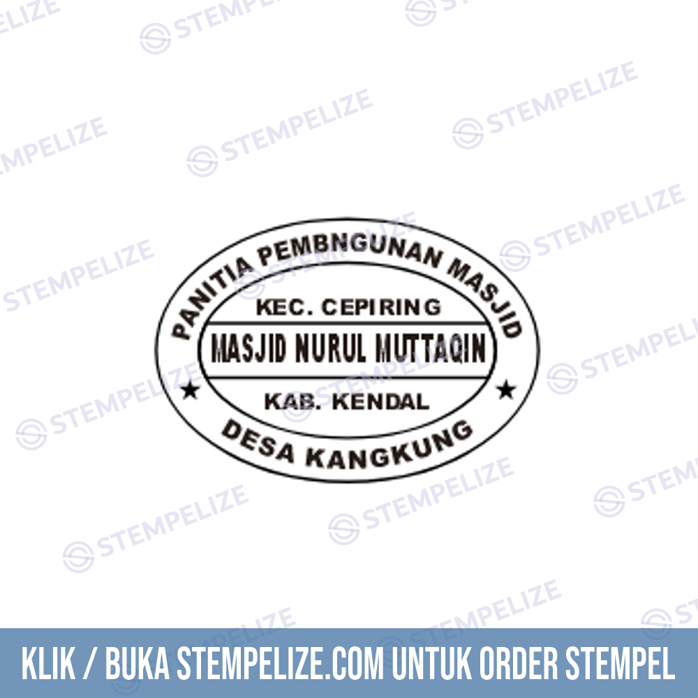 Contoh Stempel Panitia Pembangunan Masjid
