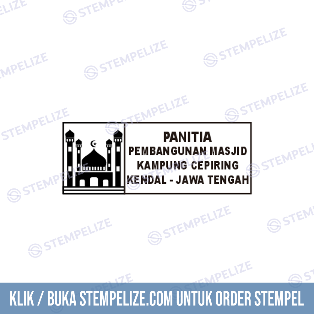 Contoh Stempel Panitia Pembangunan Masjid
