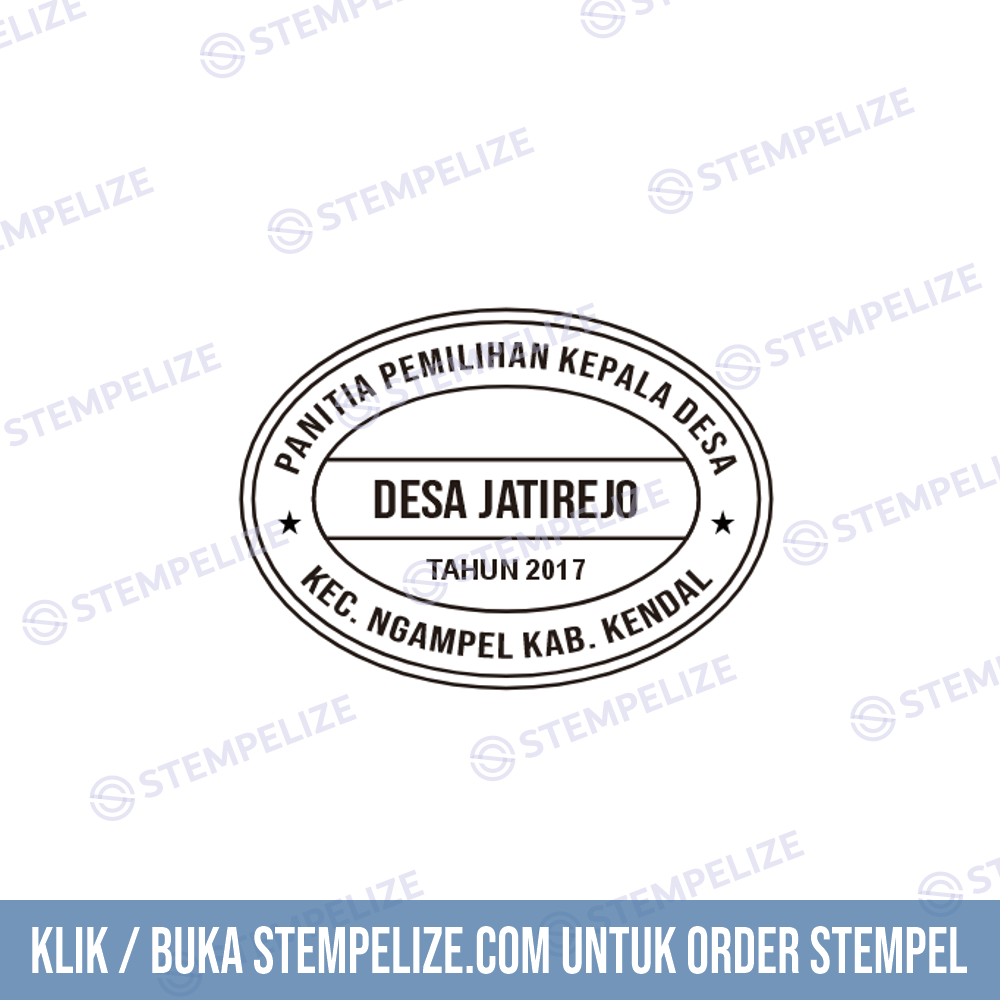 Contoh Stempel Panitia Pemilihan Kepala Desa / Pilkades