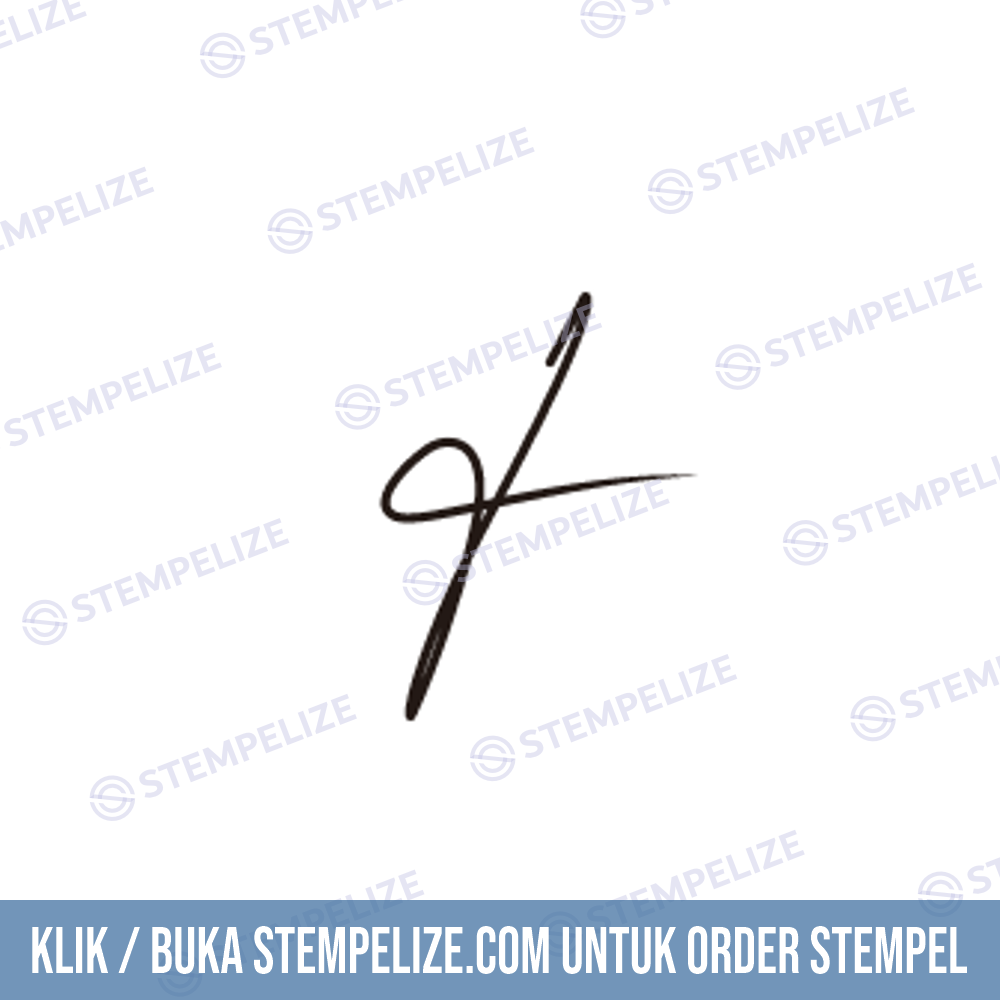 Contoh Stempel Paraf