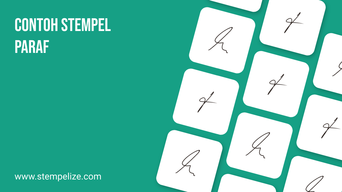 Contoh Stempel Paraf
