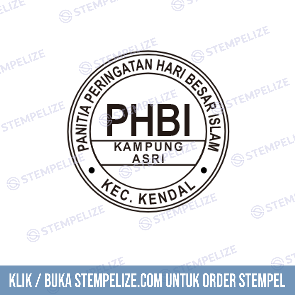Contoh Stempel PHBI