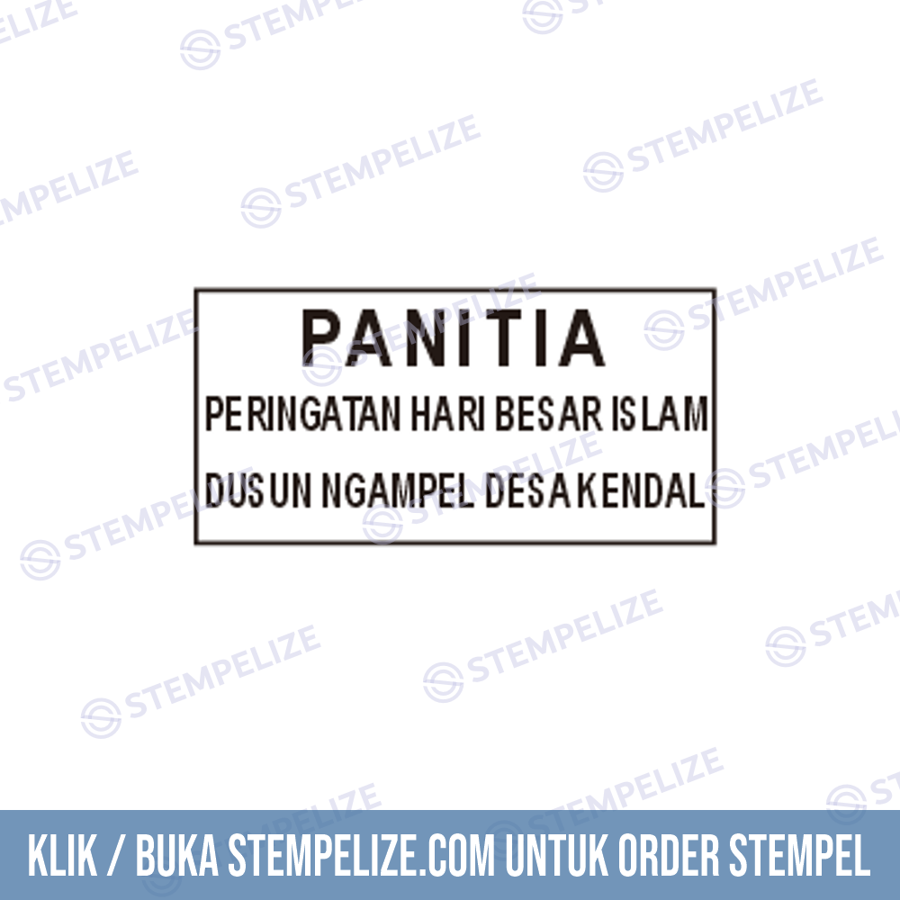 Contoh Stempel PHBI