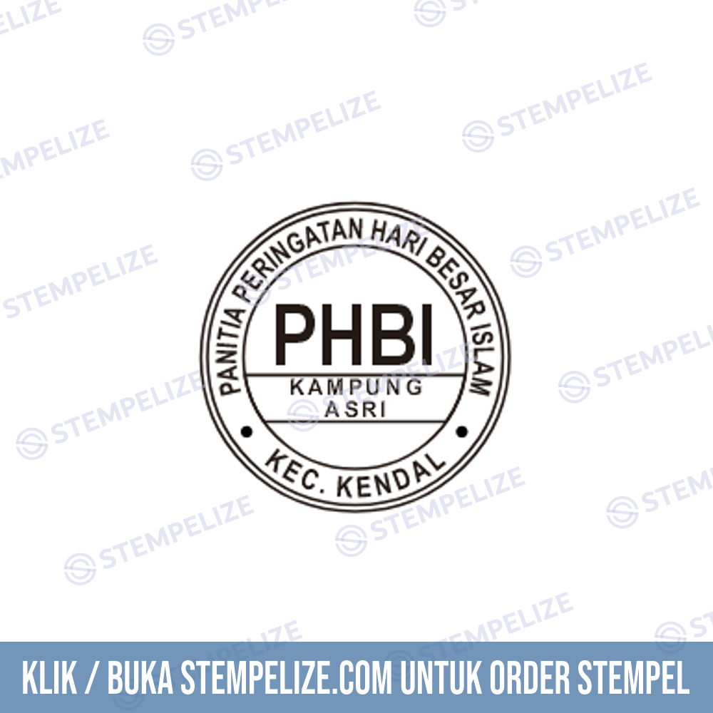 Contoh Stempel PHBI