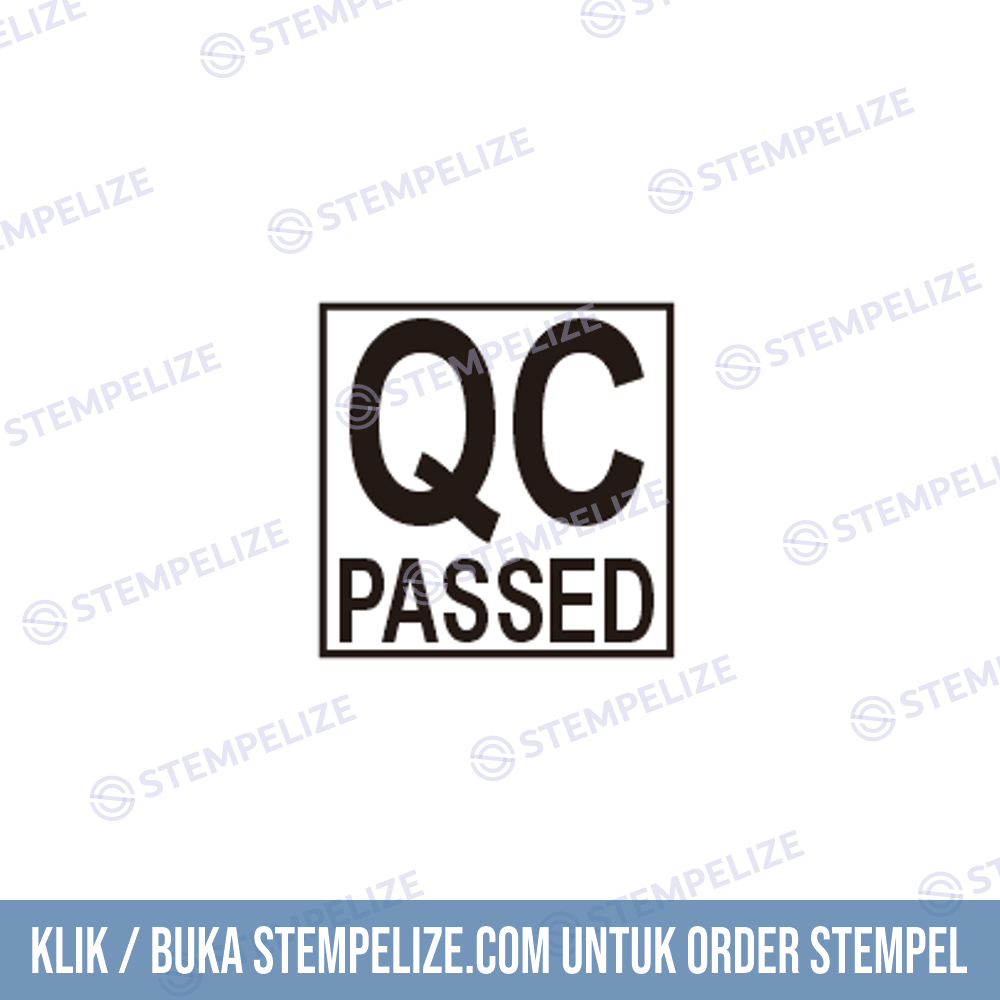 Contoh Stempel QC Passed