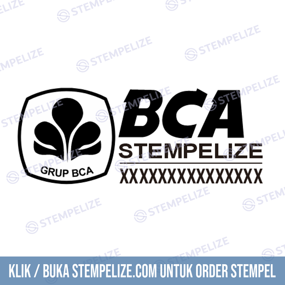 Contoh Stempel Rekening Bank