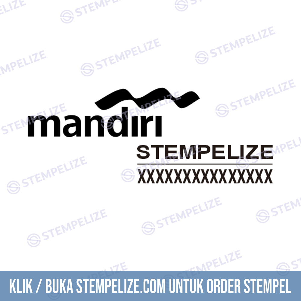 Contoh Stempel Rekening Bank